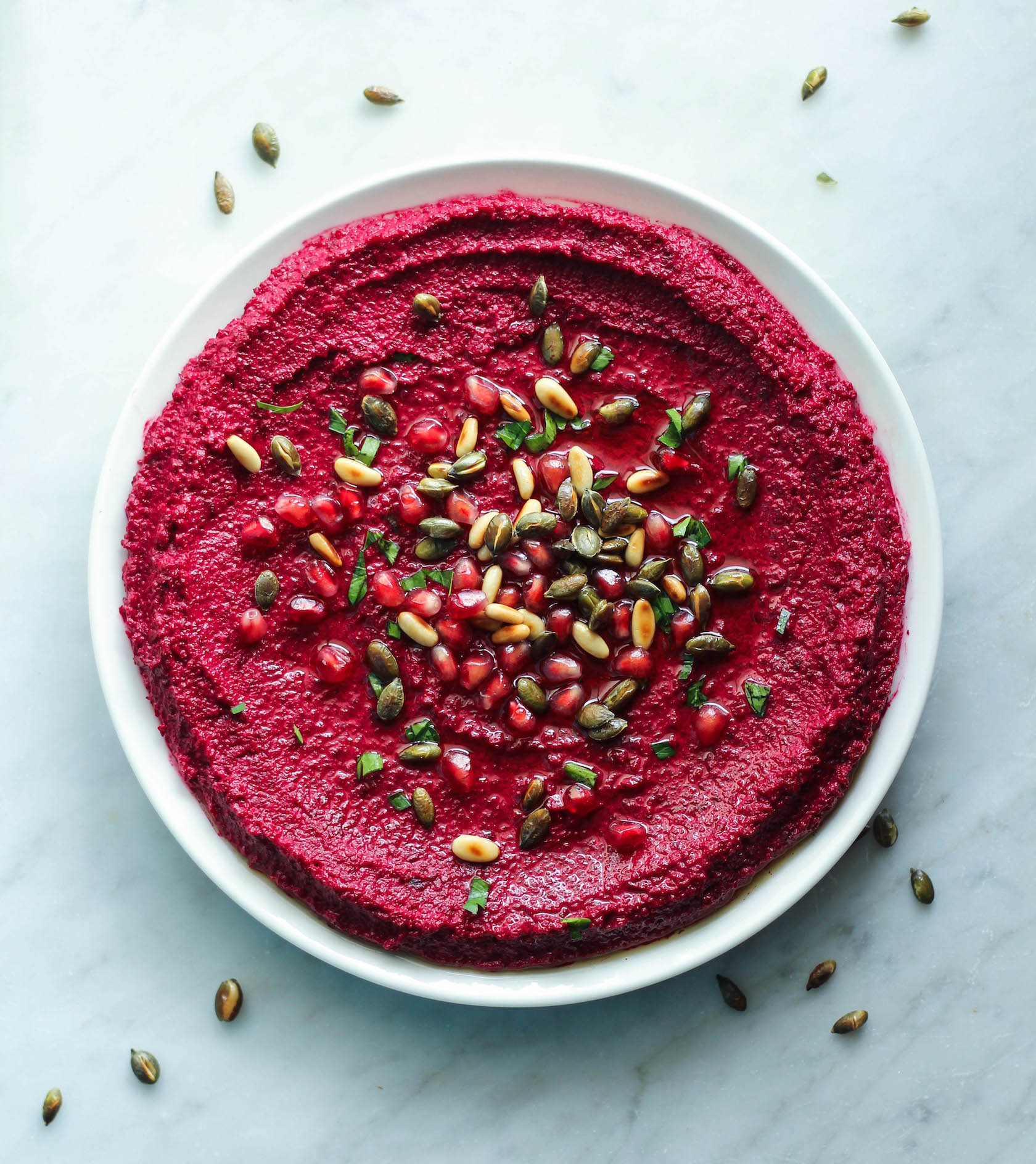 Roasted Beetroot and Garlic Dip