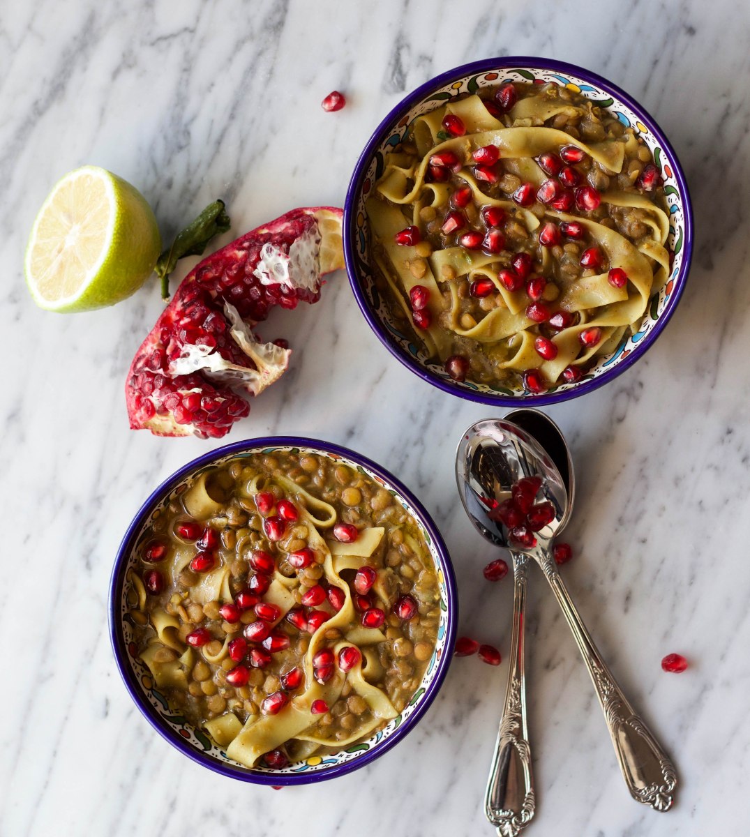 Rkak – Lentil and Noodle Stew